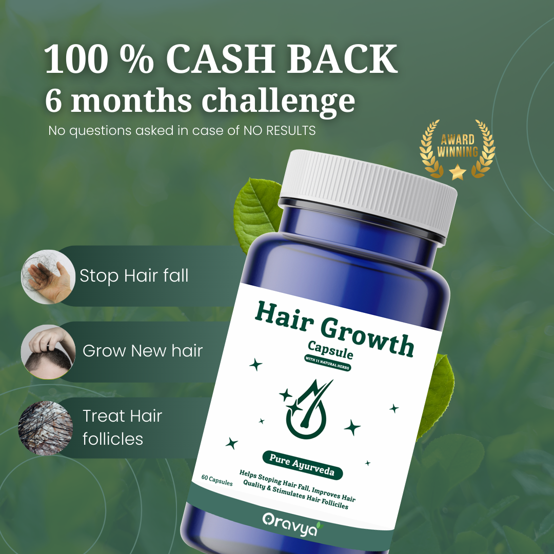 Healthy Hair | Hair Growth Capsules | Oravya
